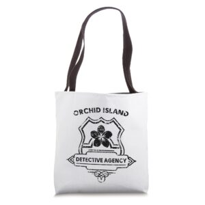 june’s journey orchid island detective agency tote bag tote bag