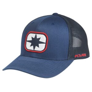 polaris atv ellipse patch trucker hat