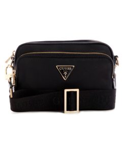 guess little bay crossbody camera, black