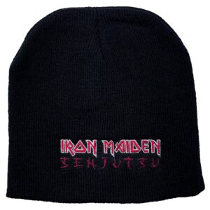 razamataz iron maiden 'senjutsu' (black) beanie hat