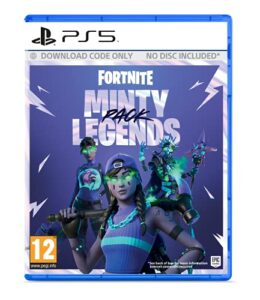 fortnite minty legends pack - (ps5) (no physical game or cartridge included in box)(only includes download code in box)