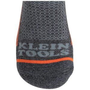 Klein Tools 60509 Thermal Socks, Merino Wool Performance Winter Socks, Mid-Length with Seamless Toe and Cushioned Foot Bed, XL