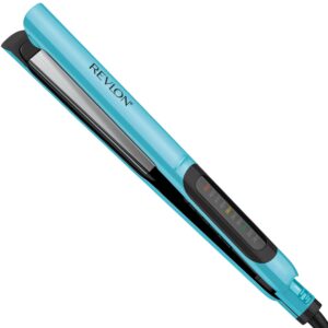 revlon lasting brilliance digital hair flat iron | fast, smooth and shiny styling, (1 in)