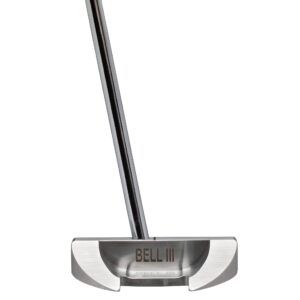 Bell III Upright Lie Half-Mallet 365 Golf Putter (79 Degree Lie) + Winn Dri-Tac Dark Gray Standard Grip (Right, 34)