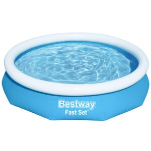 bestway fast set 10’ x 26” round inflatable pool set