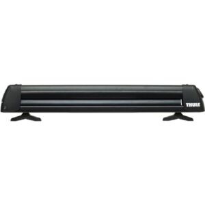 thule 91725b universal ski & snowboard rack black