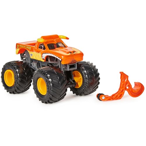 Monster Jam, Official El Toro Loco Monster Truck, Die-Cast Vehicle, Shear Madness Series, 1:64 Scale