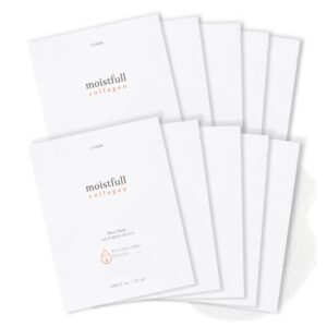 etude moistfull collagen sheet mask [10pcs set] (21ad) | super collagen for deep moisture and healthier skin | korean skin care