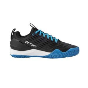 YONEX Men's Power Cushion Eclipsion 3 Tennis Shoes, Black/Blue (US Size 11.5)