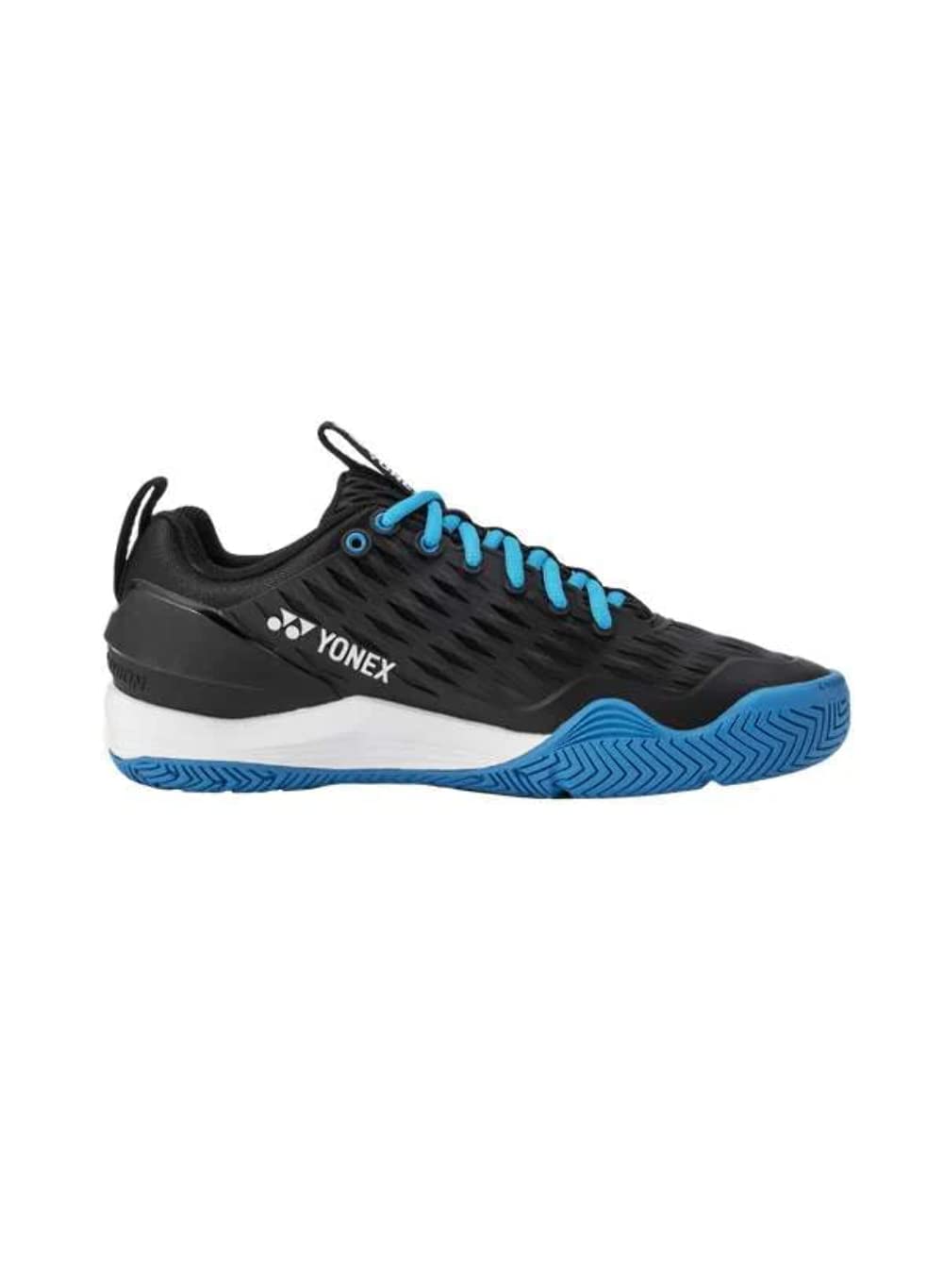 YONEX Men's Power Cushion Eclipsion 3 Tennis Shoes, Black/Blue (US Size 11.5)