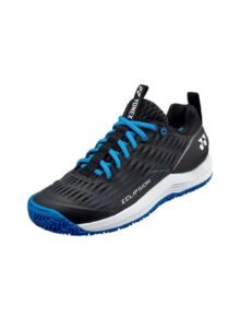 yonex men's power cushion eclipsion 3 tennis shoes, black/blue (us size 11.5)