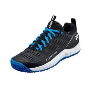 YONEX Men's Power Cushion Eclipsion 3 Tennis Shoes, Black/Blue (US Size 11.5)