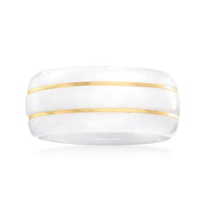 ross-simons gemstone ring in 14kt yellow gold