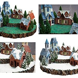 Tim Holtz Sizzix Village Collection Thinlits Dies, Bundle of 87 Dies (665564) Plus 3 Coordinating Mini Texture Fades, Lumber, Cobblestone and Brickwork (665460, 665461, 665462)