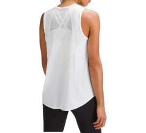 lululemon athletica sculpt tank (white, 6)