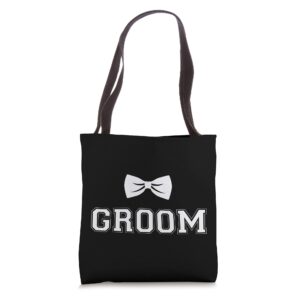 groom for wedding or bachelor party co tote bag