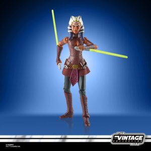 STAR WARS The Vintage Collection Ahsoka Toy VC102,3.75-Inch-Scale The Clone Wars Collectible Action Figure, Kids Ages 4 and Up