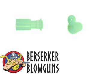 berserker blowguns 100 - .40 cal glow in the dark blowgun stun darts & peep from