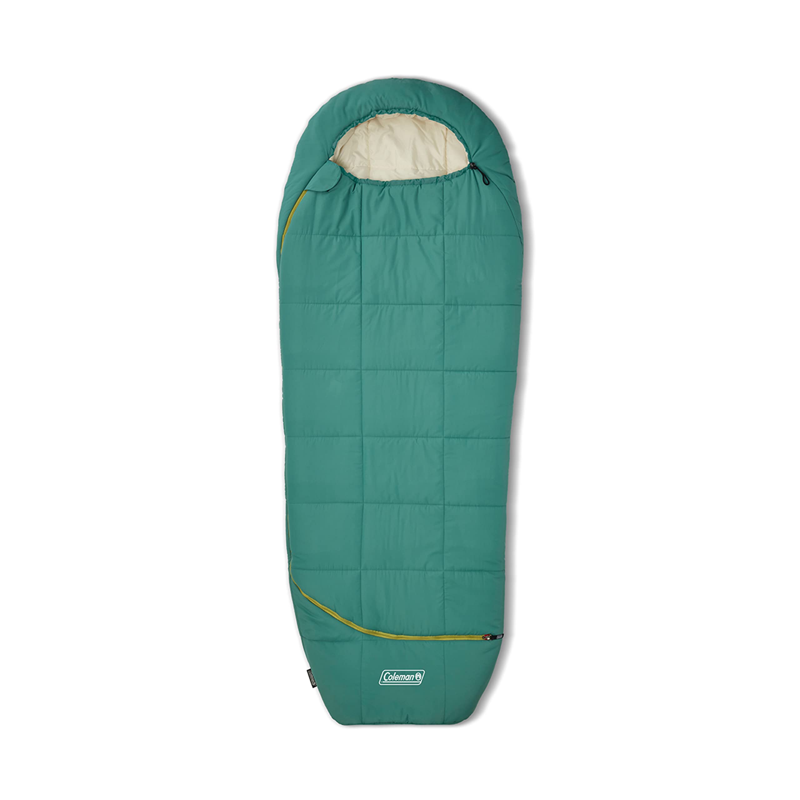 Coleman Big Bay Mummy Sleeping Bag, Cool-Weather 0°F/20°F/40°F Camping Sleeping Bag for Adults with Foot Ventilation and Compression Stuff Sack, Big & Tall