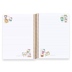 Erin Condren A5 Spiral Bound Lined Notebook - Special Edition, Hello Kitty Zodiac Laminate Metallic Cover, 160 Lined Pages Of 80 Lb, Mohawk Paper, Sticker Sheet Included