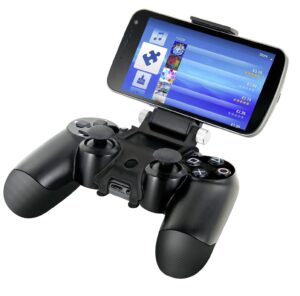 nyko - smart clip plus smartphone attachment clip for playstation 4 | dualsense controller smartphone holder | fully adjustable viewing angle | smartphone gaming mount | iphone/ios