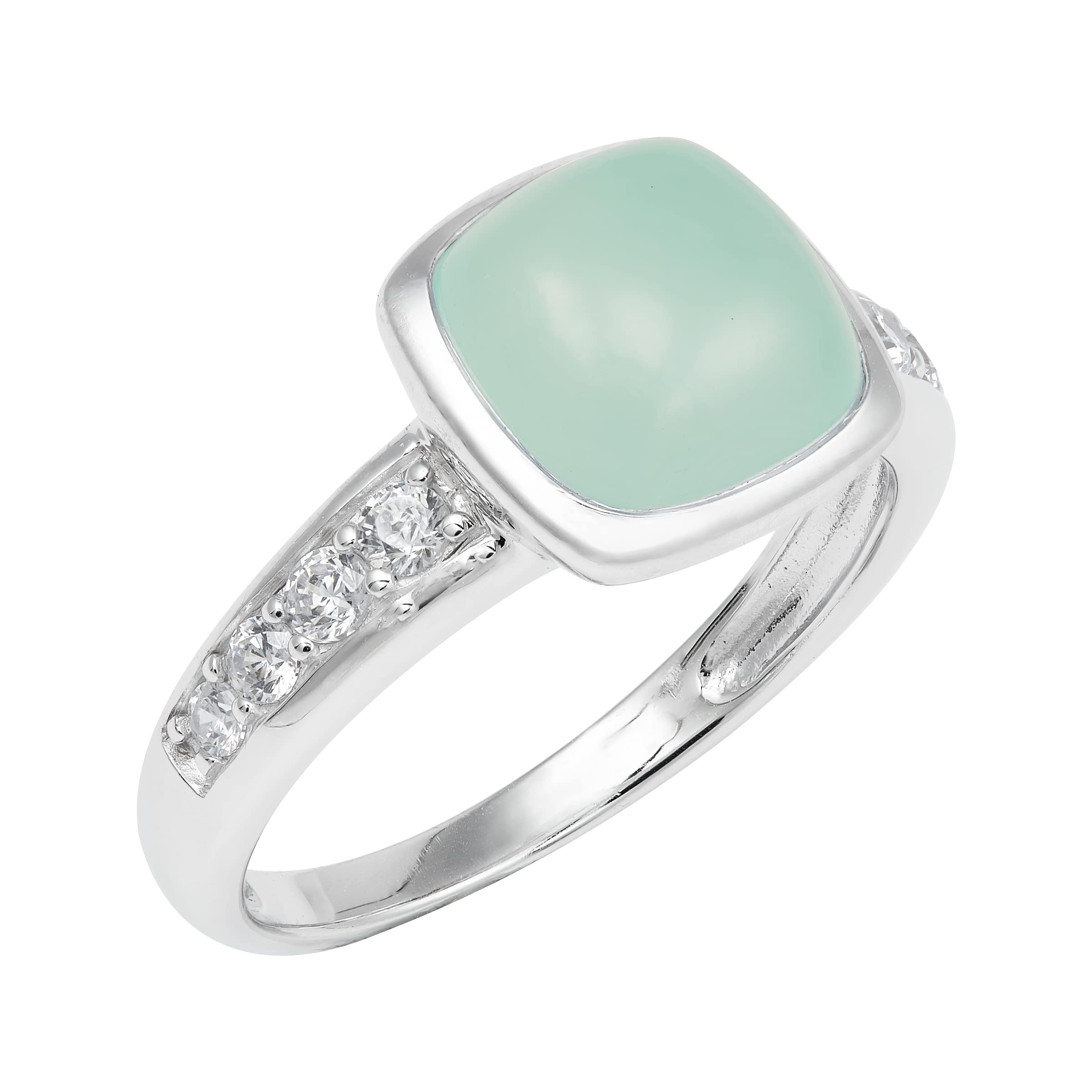 Silpada 'Double Take' Chalcedony Ring in Sterling Silver, Size 9, Size 9