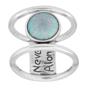 Silpada 'Never Alone' Opal Ring in Sterling Silver, Size 8, Size 8