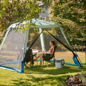 Coleman Skylodge Instant Setup Screened Canopy Tent, 10x10/15x13ft, Portable Screen Shelter for Bug-Free Lounging — Ideal for Picnics, Yards, Beaches, Parks, Camping & More