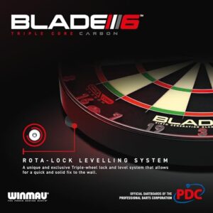 Winmau Blade 6 Triple Core Professional PDC Dartboard with Official Tournament Specifications