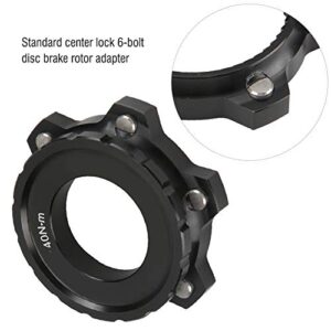 Bicycle Center Lock, Bike Hub Center Lock, DIY Bike, Easy to Install, Center Lock Adapter, 6-Bolt Disc Brake Rotor Adapter, for Bike Accessory Mountain Bike