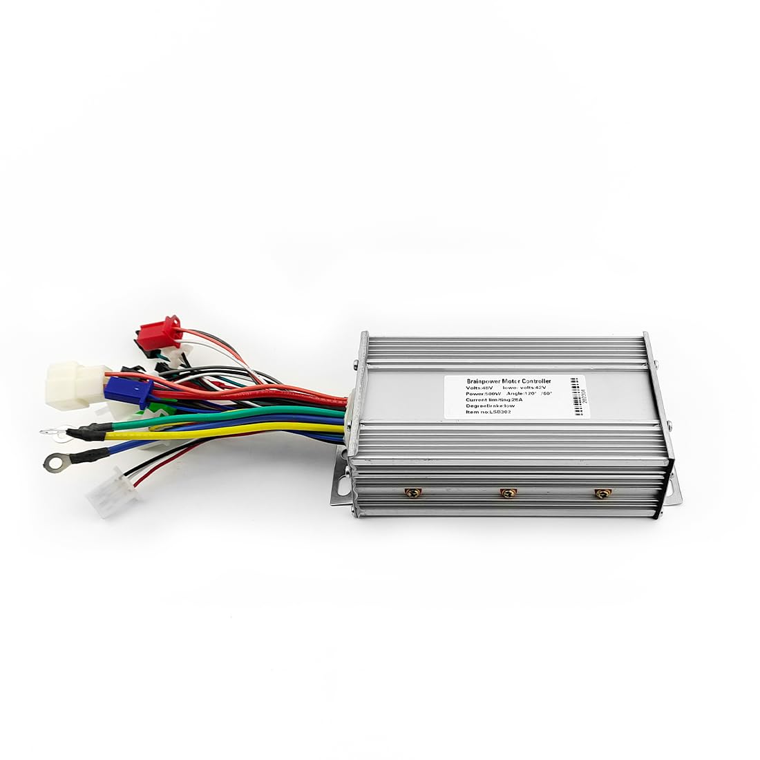 L-faster 36V 500W 48V 500W Brushless Controller for Electric Tricycle Geared Motor Has Reverse Function and Alarm Connector