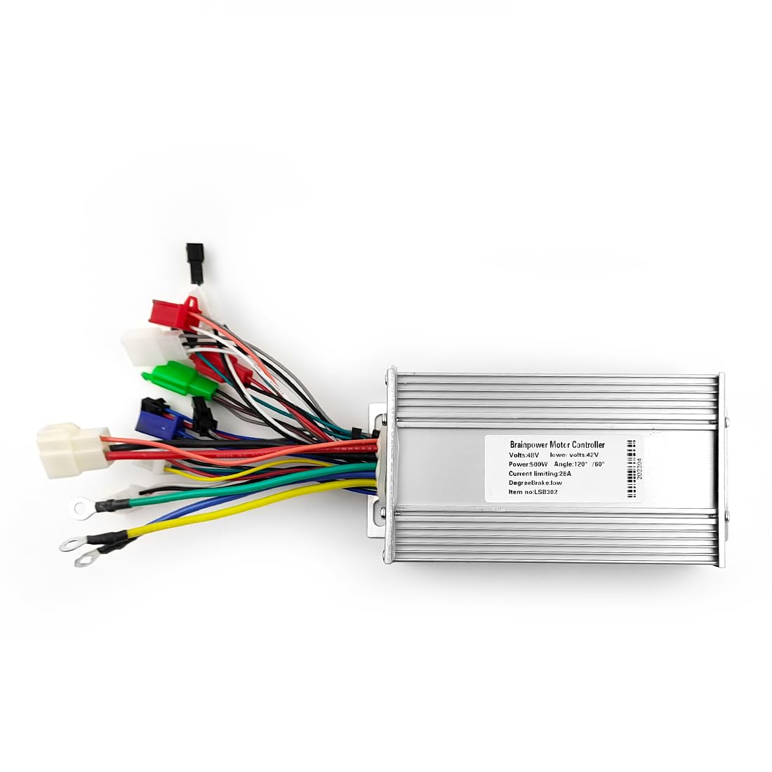 L-faster 36V 500W 48V 500W Brushless Controller for Electric Tricycle Geared Motor Has Reverse Function and Alarm Connector