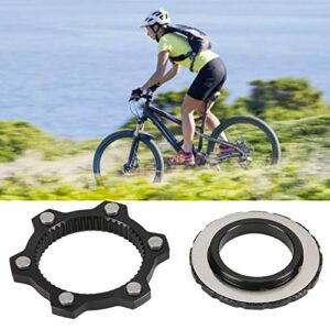 Bicycle Center Lock, Bike Hub Center Lock, DIY Bike, Easy to Install, Center Lock Adapter, 6-Bolt Disc Brake Rotor Adapter, for Bike Accessory Mountain Bike