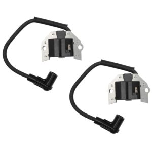 ignition coil pack 2pcs compatible with kawasaki fh601v fh641v fh661v fh680v fh721v replaces# 21171-0745, 21171-0742