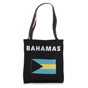 bahamas t-shirt bahamians tee flag souvenir gift nassau tote bag