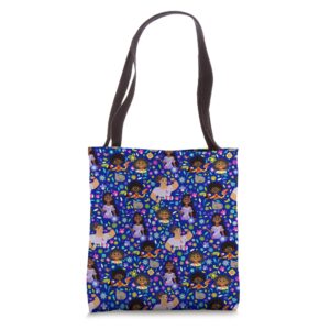 disney encanto mirabel isabela luisa antonio print tote bag