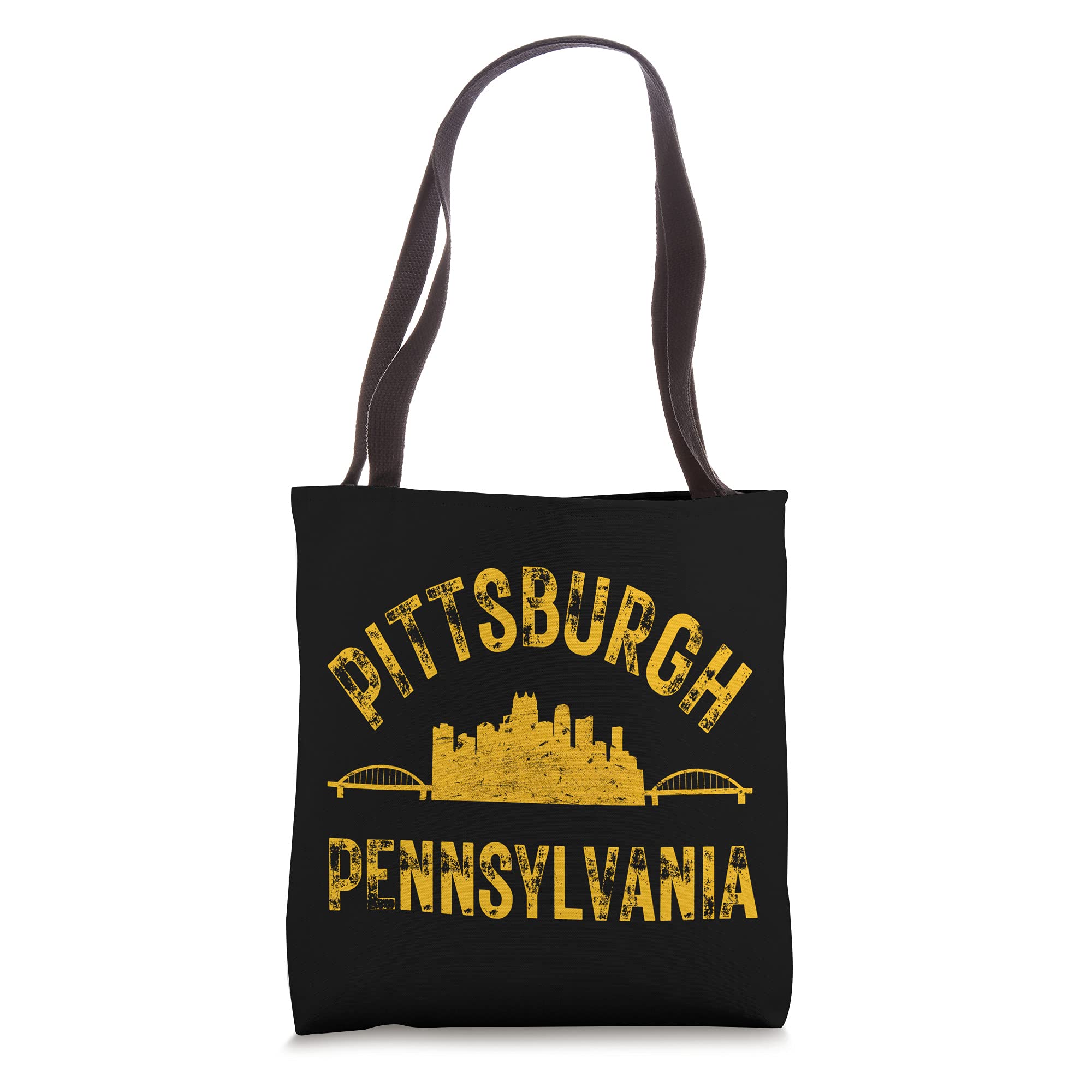 Pittsburgh Pennsylvania Steel City Skyline Bridges 412 Home Tote Bag