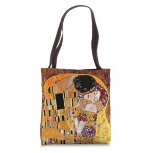 gustav klimt the kiss - vintage art nouveau tote bag