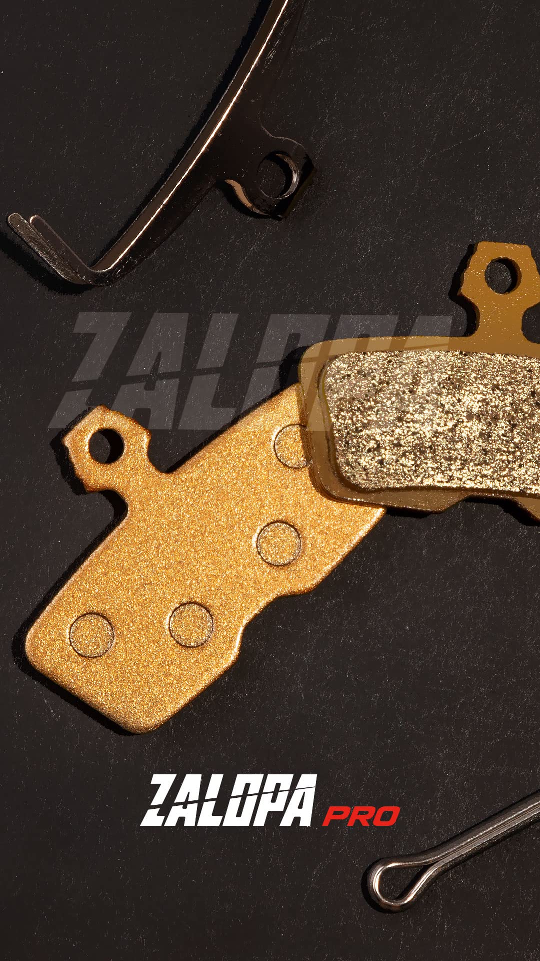 ZALOPA Pro Disc Brake Pad Pills Full Metal Moire for Avid Code R RE RSC 2011-2012 Sram Red 22 S-700 Code Since 2011 2013 2014 2015, Guide RE Coder Code-al Code-m Code-o Code-o-al My11 L32