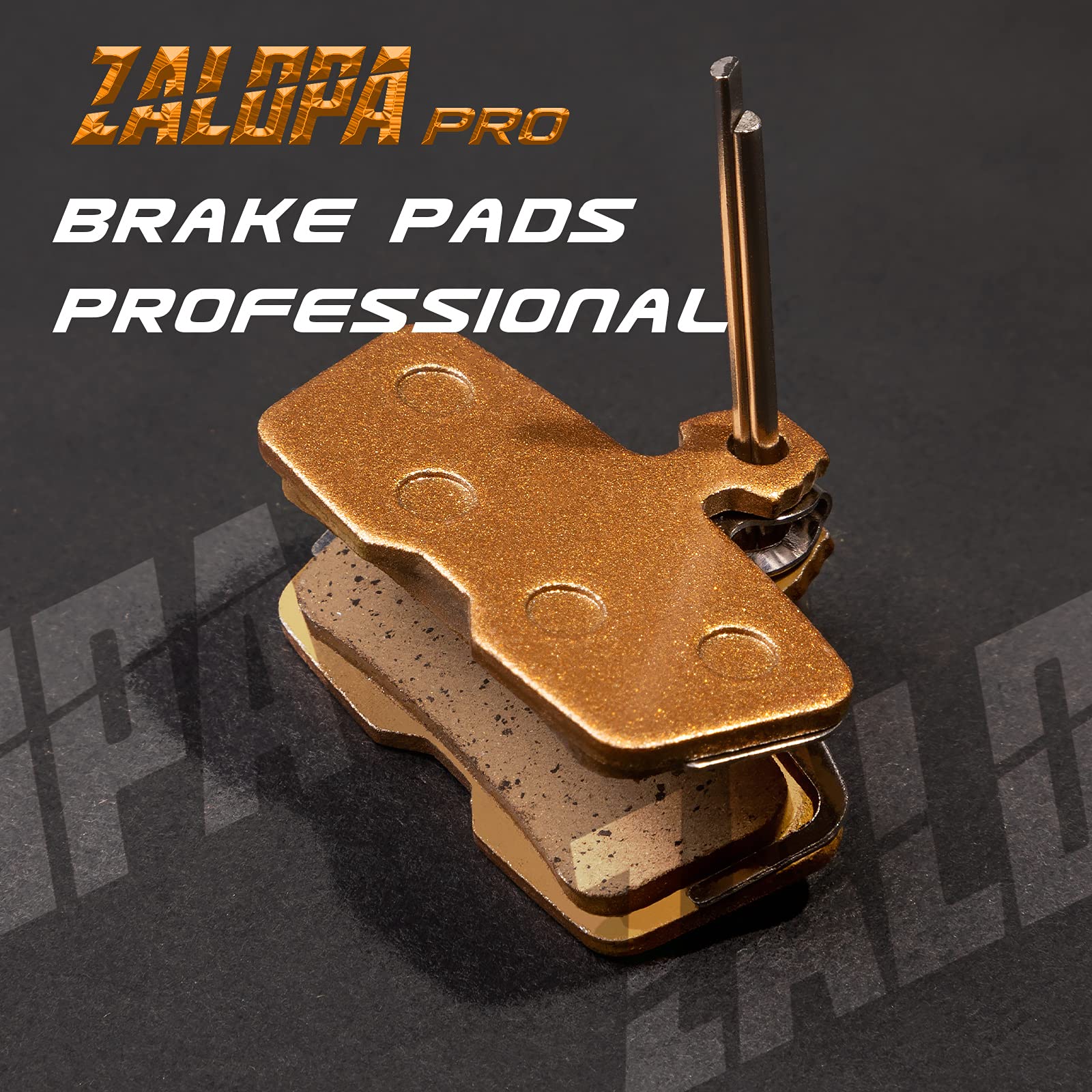 ZALOPA Pro Disc Brake Pad Pills Full Metal Moire for Avid Code R RE RSC 2011-2012 Sram Red 22 S-700 Code Since 2011 2013 2014 2015, Guide RE Coder Code-al Code-m Code-o Code-o-al My11 L32