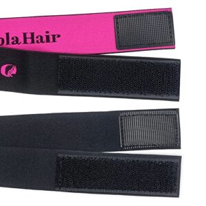 Dolahair Lace Melting Band - Elastic Edge Wrap for Wigs, 4PCS Bands to Lay and Hold Edges in Place