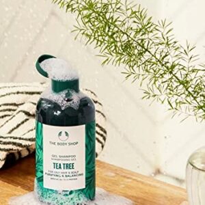 The Body Shop Tea Tree Purifying & Balancing Shampoo for Oily Hair & Scalp, Vegan