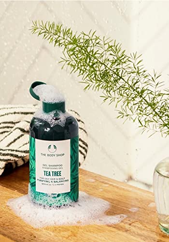 The Body Shop Tea Tree Purifying & Balancing Shampoo for Oily Hair & Scalp, Vegan