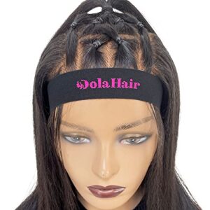 Dolahair Lace Melting Band - Elastic Edge Wrap for Wigs, 4PCS Bands to Lay and Hold Edges in Place