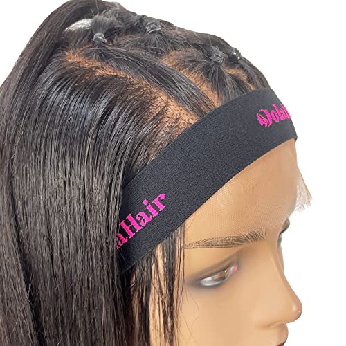 Dolahair Lace Melting Band - Elastic Edge Wrap for Wigs, 4PCS Bands to Lay and Hold Edges in Place