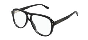 gucci gg1044o black 57/13/145 men eyewear frame