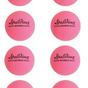 Spalding High-Bounce Pink Ball (Pack of 8)