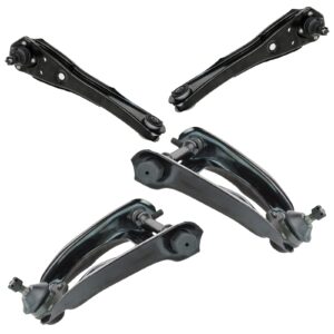 trq front upper & lower control arm with ball joint set compatible with 1968-1970 ford fairlane falcon 1970-1977 maverick 1968-1973 mustang 1971 torino mercury cougar 1970-1971 montego