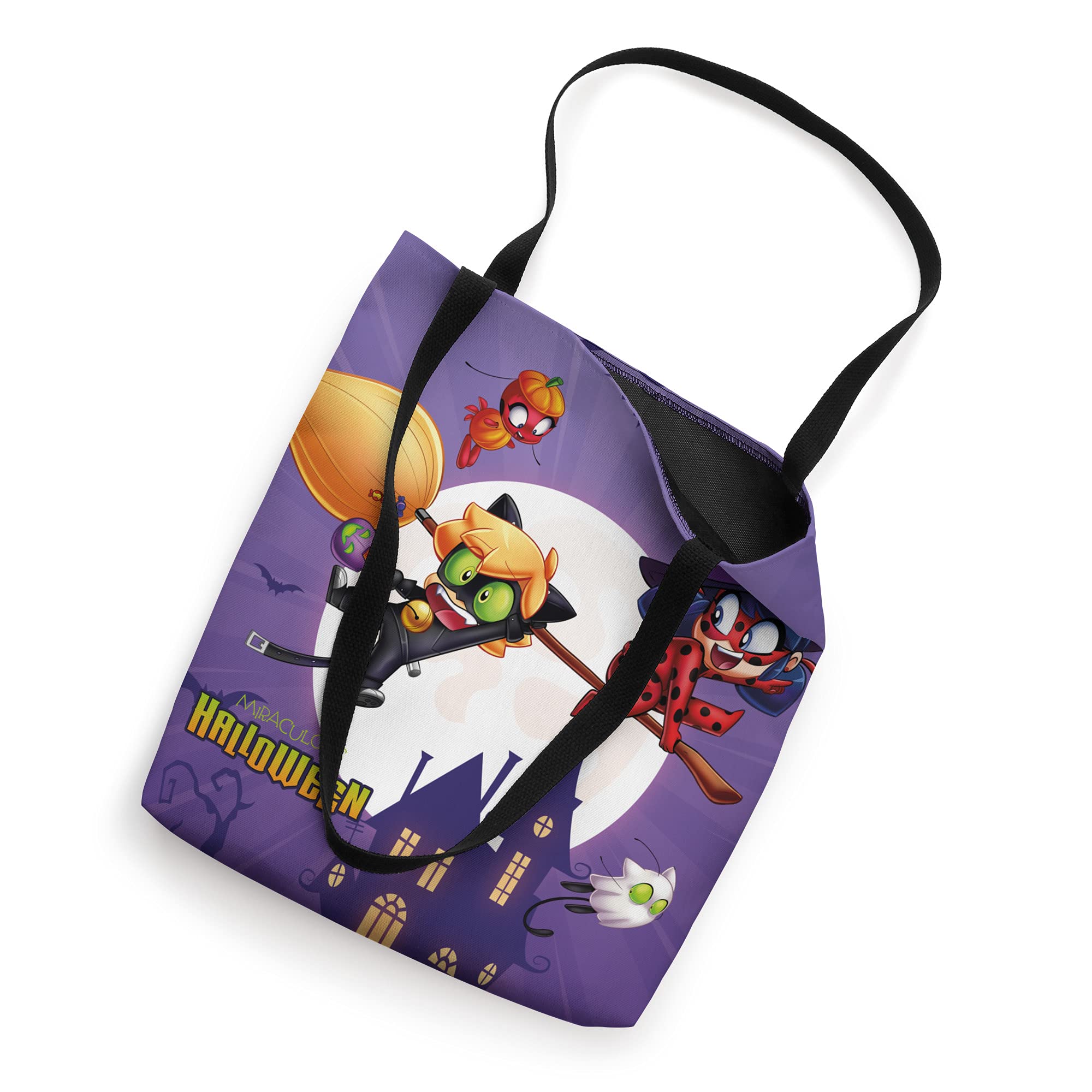 Miraculous Ladybug Halloween Haunted Mansion Tote Bag