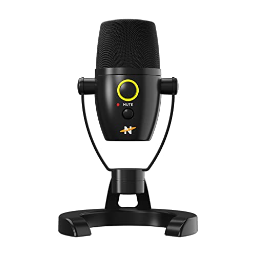 NEAT Microphones Neat Bumblebee II - Professional Cardioid Directional USB Condenser Microphone with 24 bit/96 kHz Digital Audio for Recording, Streaming, Podcasting, and Gaming - Black